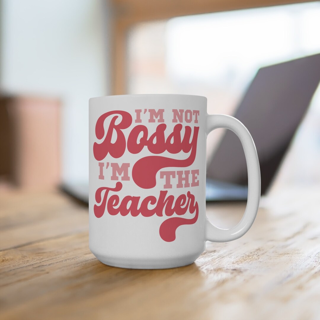 Back to School Teacher Mug | Fun Coffee Cup for Teachers | Large ...
