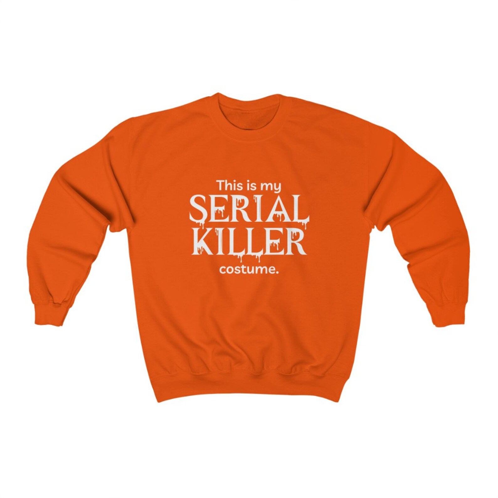 Serial Killer Costume Halloween Sweater Crew Neck - Etsy