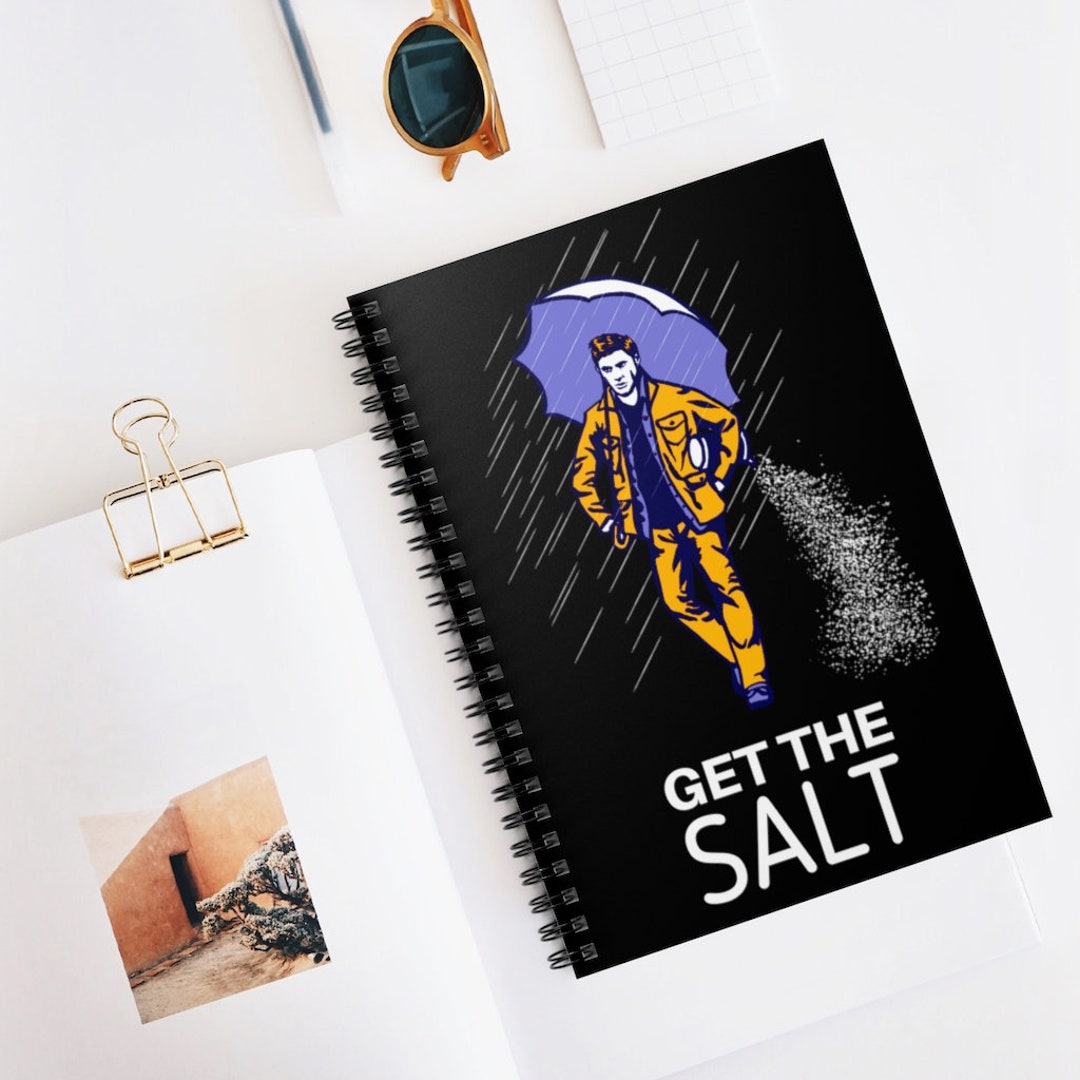 Supernatural Spiral Notebook | Ruled Line Journal | Supernatural Dean ...