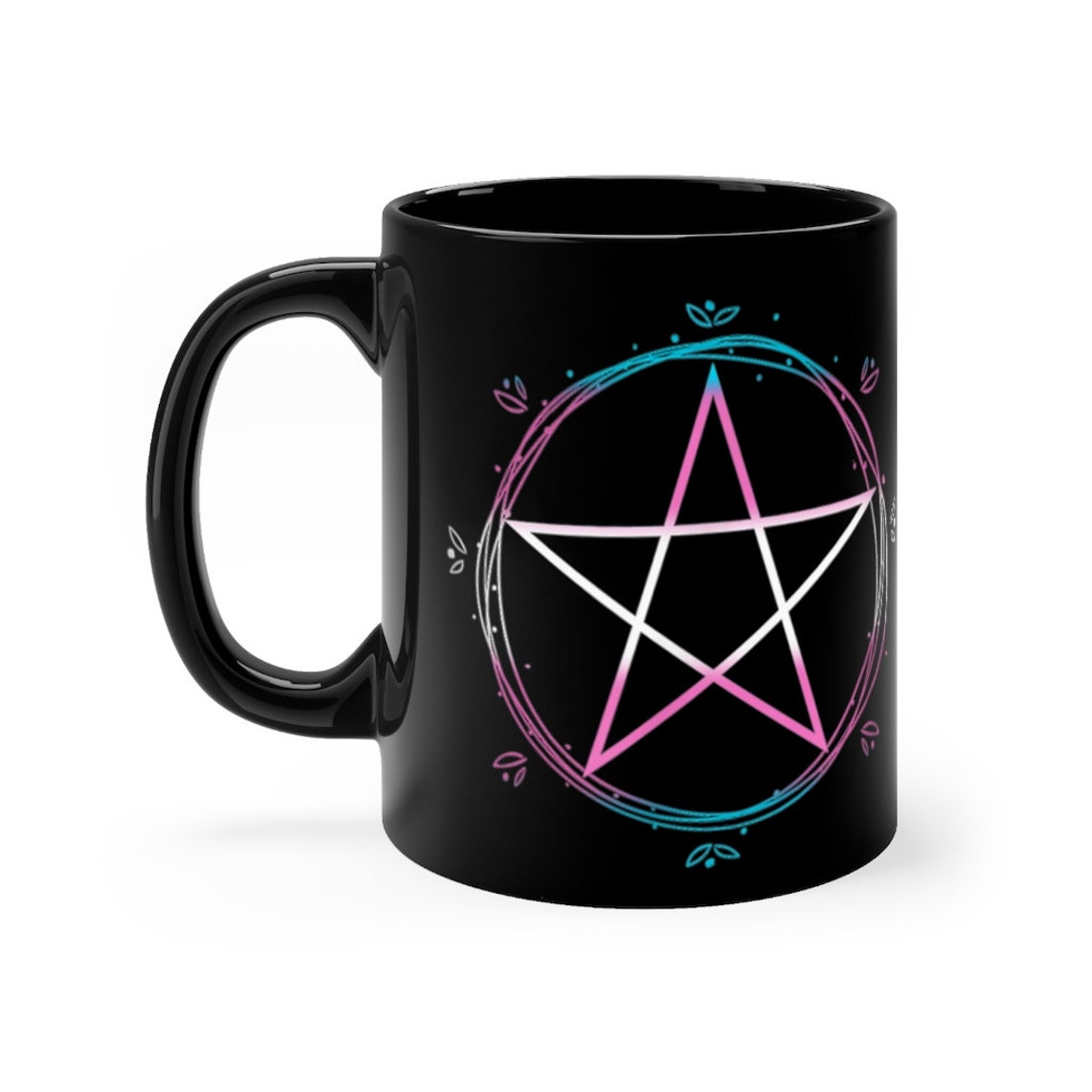 Pride Mug Trans Pride Flag Pentagram Coffee Mug 11oz | Etsy