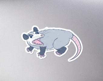 Angry Possum Sticker | Etsy