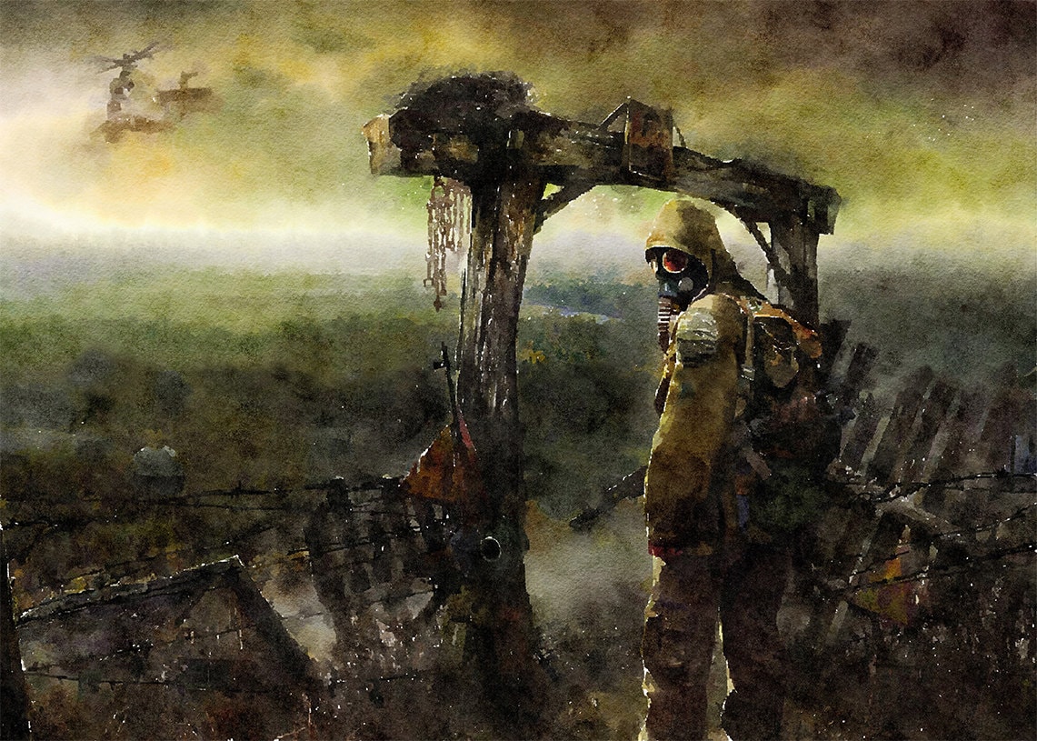Stalker Poster , Watercolor Poster, Stalker Art, Game Poster - Etsy