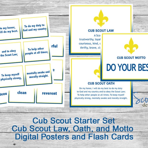 Cub Scout Printables - Etsy