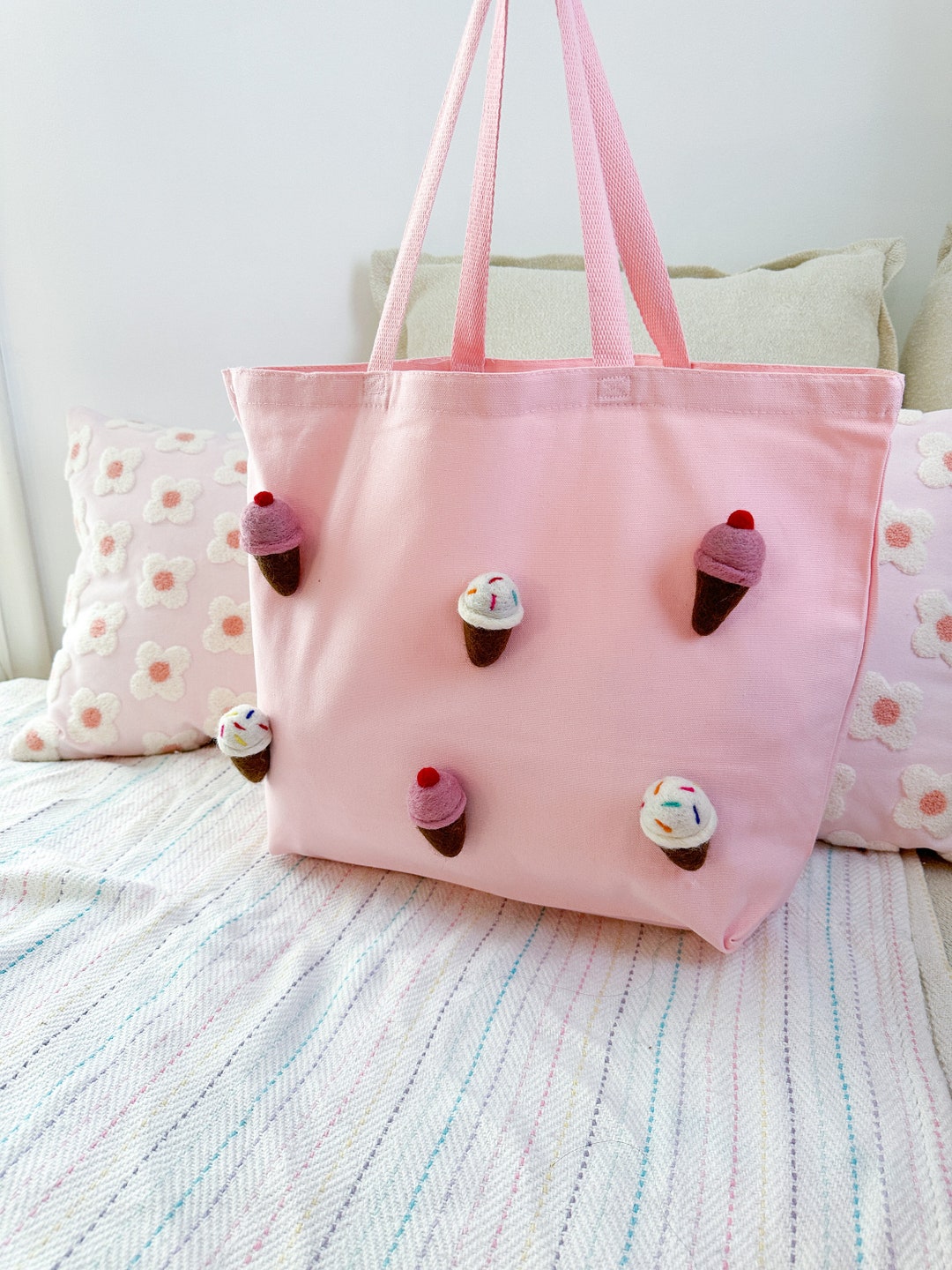 Ice Cream Tote Bag - Etsy