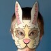 Bunny Mask Printable, Paper DIY for Kids and Adults. PDF Template ...