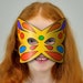 Butterfly Mask Printable, Paper DIY for Kids and Adults. PDF Template ...