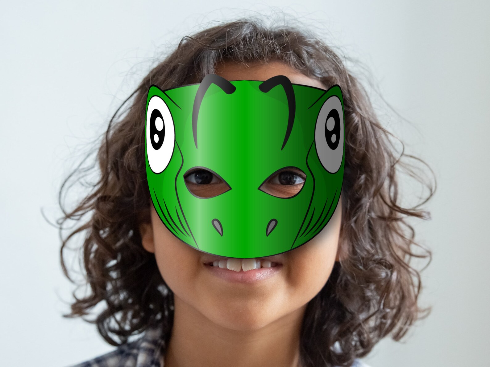 Grasshopper Mask Printable, Paper DIY for Kids and Adults. PDF Template ...