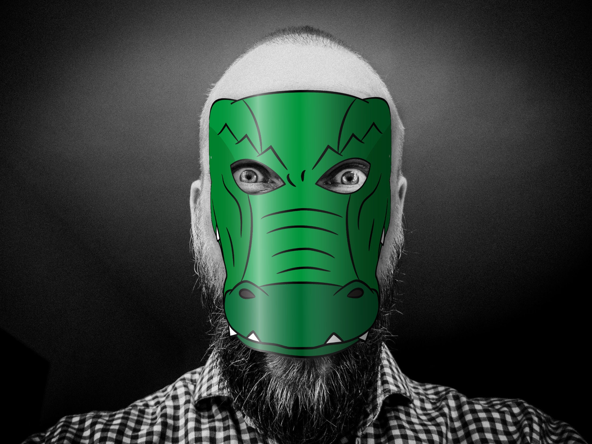 Crocodile Mask Printable Paper DIY for Kids and Adults. PDF - Etsy UK
