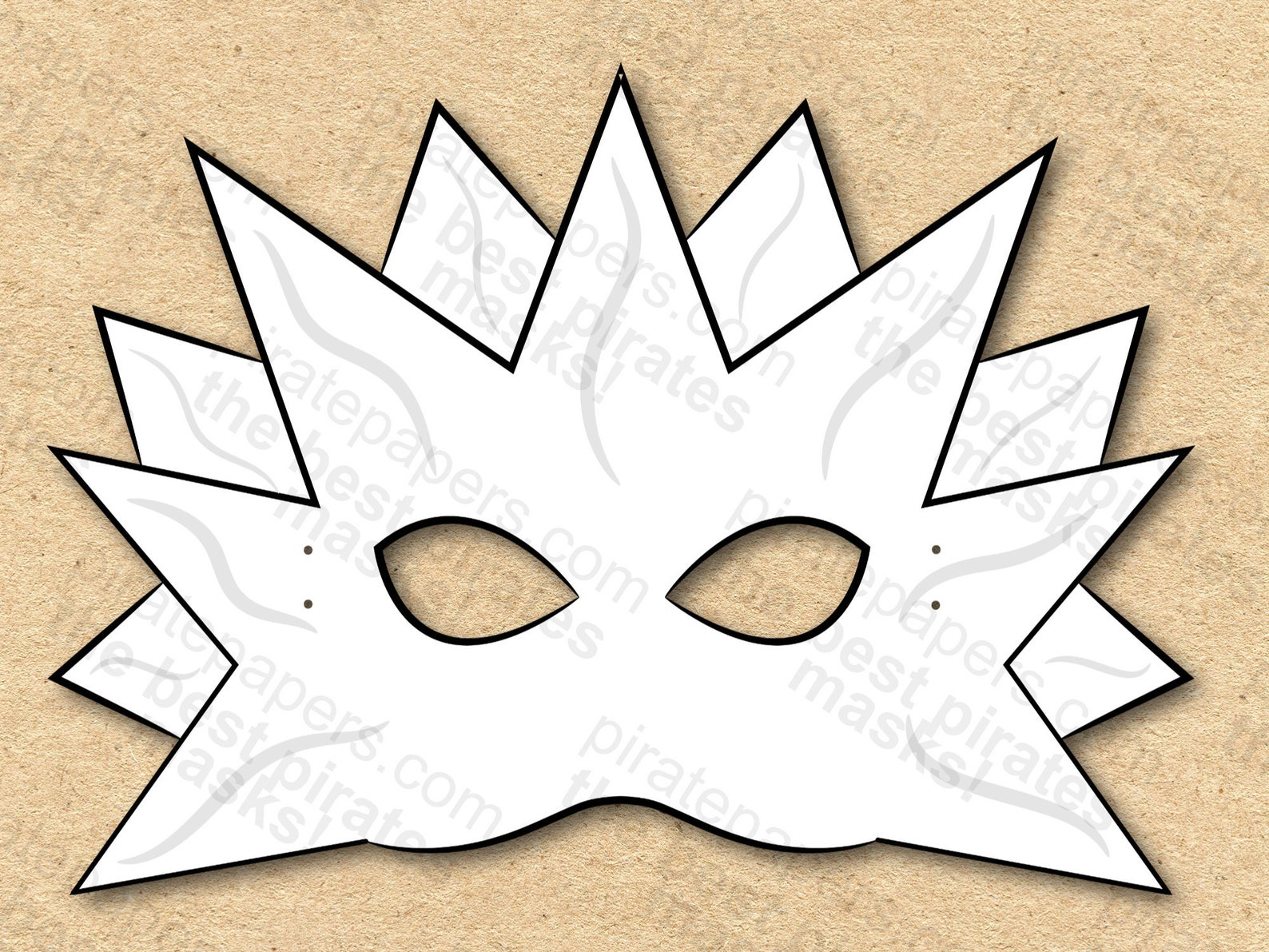 Sun Masks Printable Color Coloring Paper DIY for Kids and - Etsy