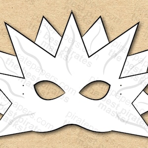 Sun Masks Printable Color Coloring Paper DIY for Kids and - Etsy