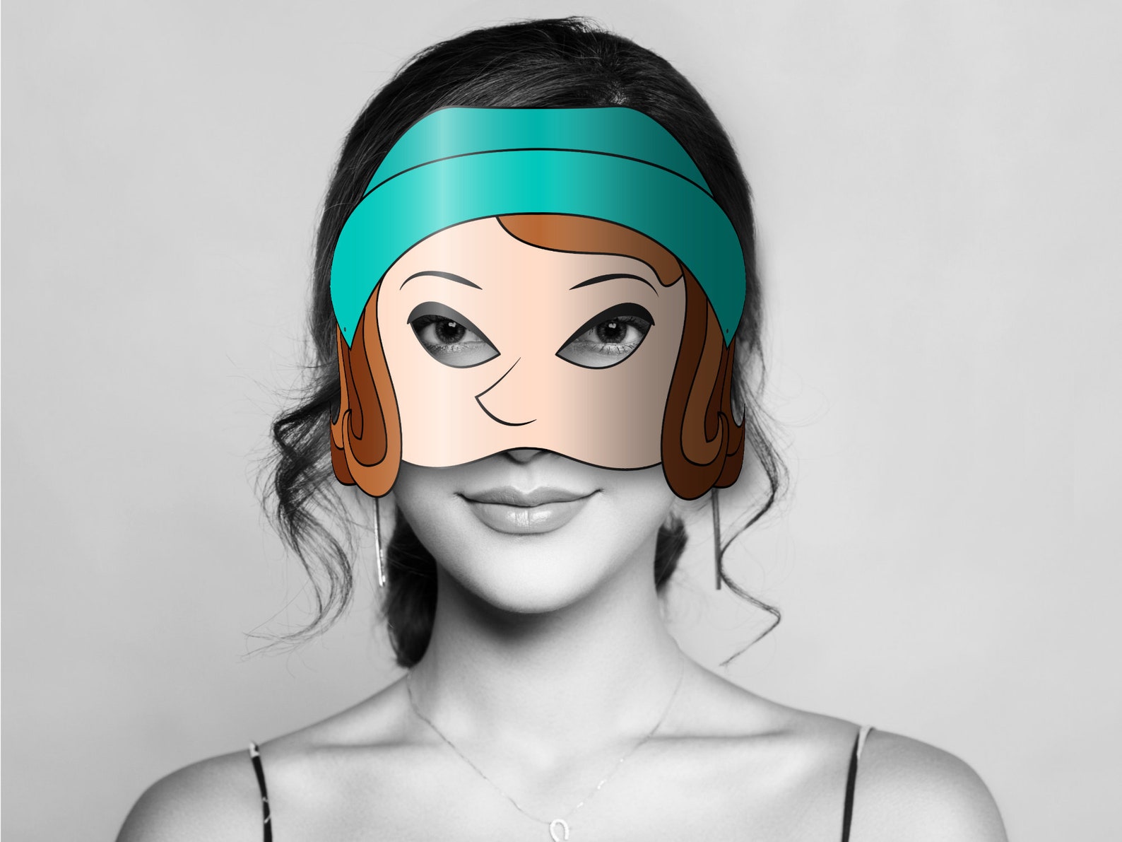 Mother Mask Printable little Red Riding Hood Paper DIY for - Etsy