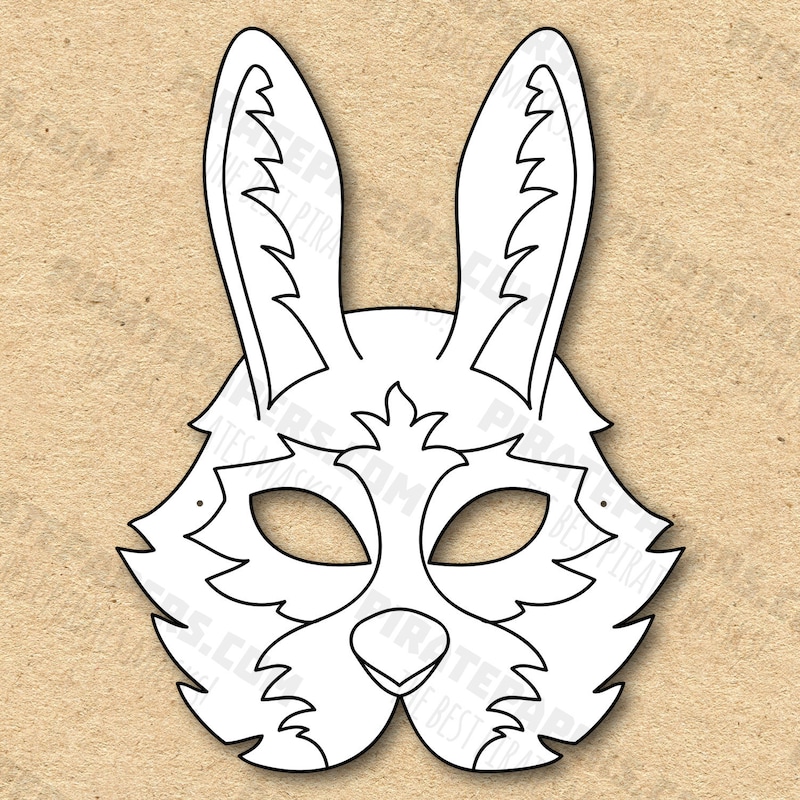 Bunny Mask - Etsy