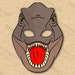 Dinosaur T-rex Mask Printable, Tyrannosaurus Rex, Trex, Paper DIY for ...