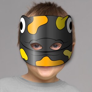 Salamander Mask Printable, DIY Paper (PDF Template) - Etsy