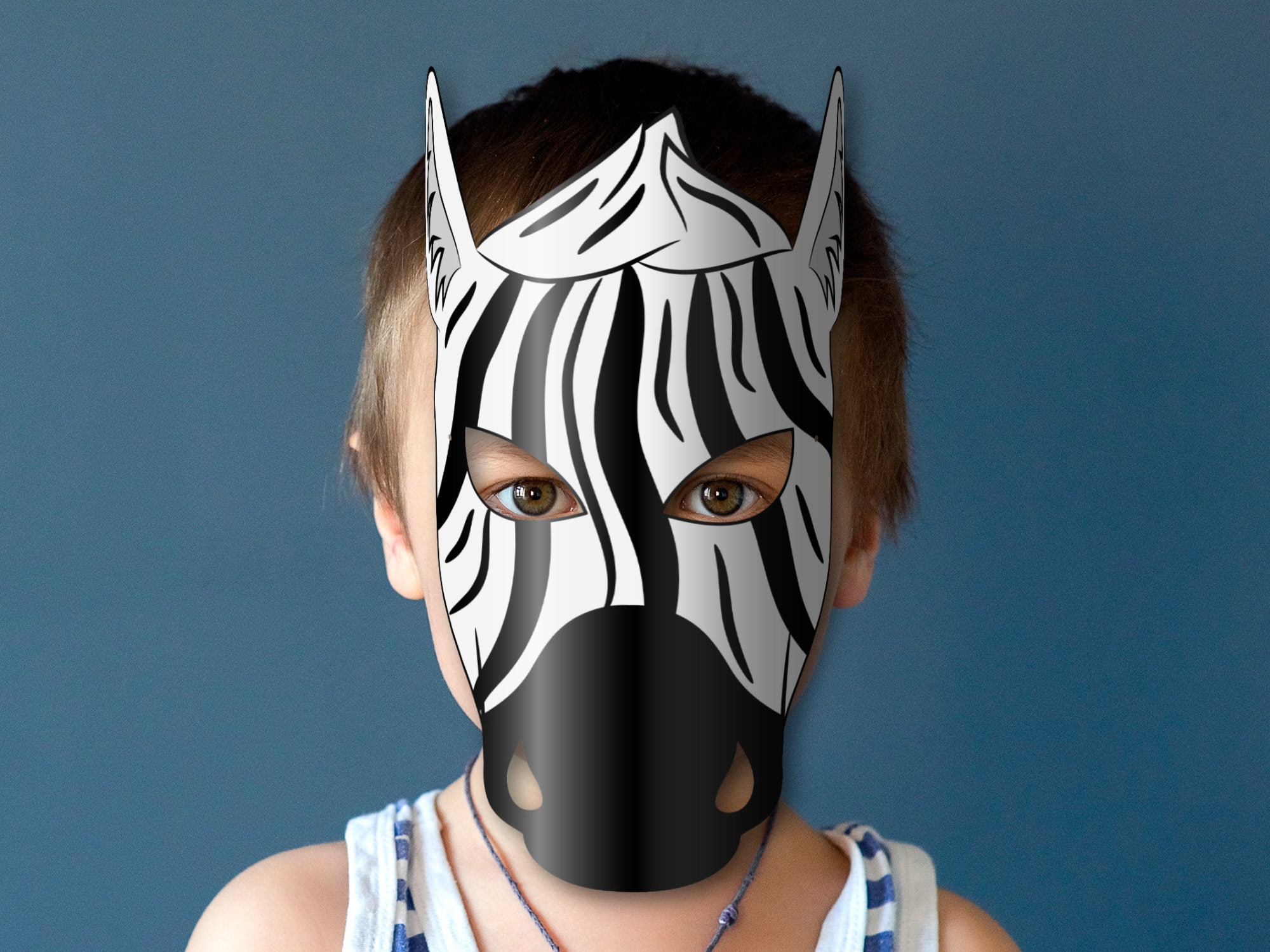 Zebra Mask Printable at Carolyn Guillot blog