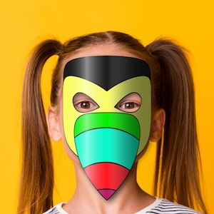 Toucan Mask Printable, Paper DIY for Kids and Adults. PDF Template ...