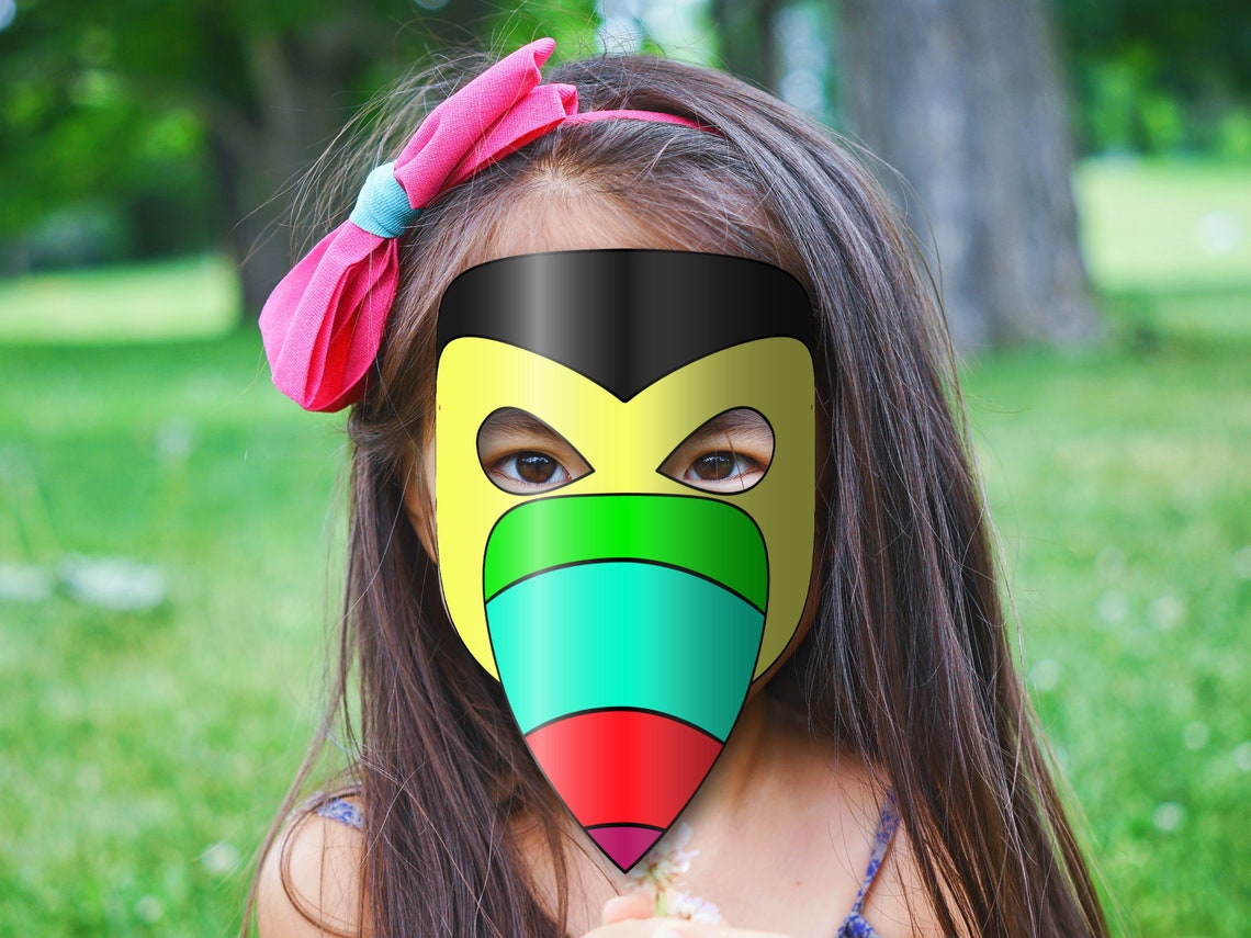 Toucan Mask Printable, Paper DIY for Kids and Adults. PDF Template ...