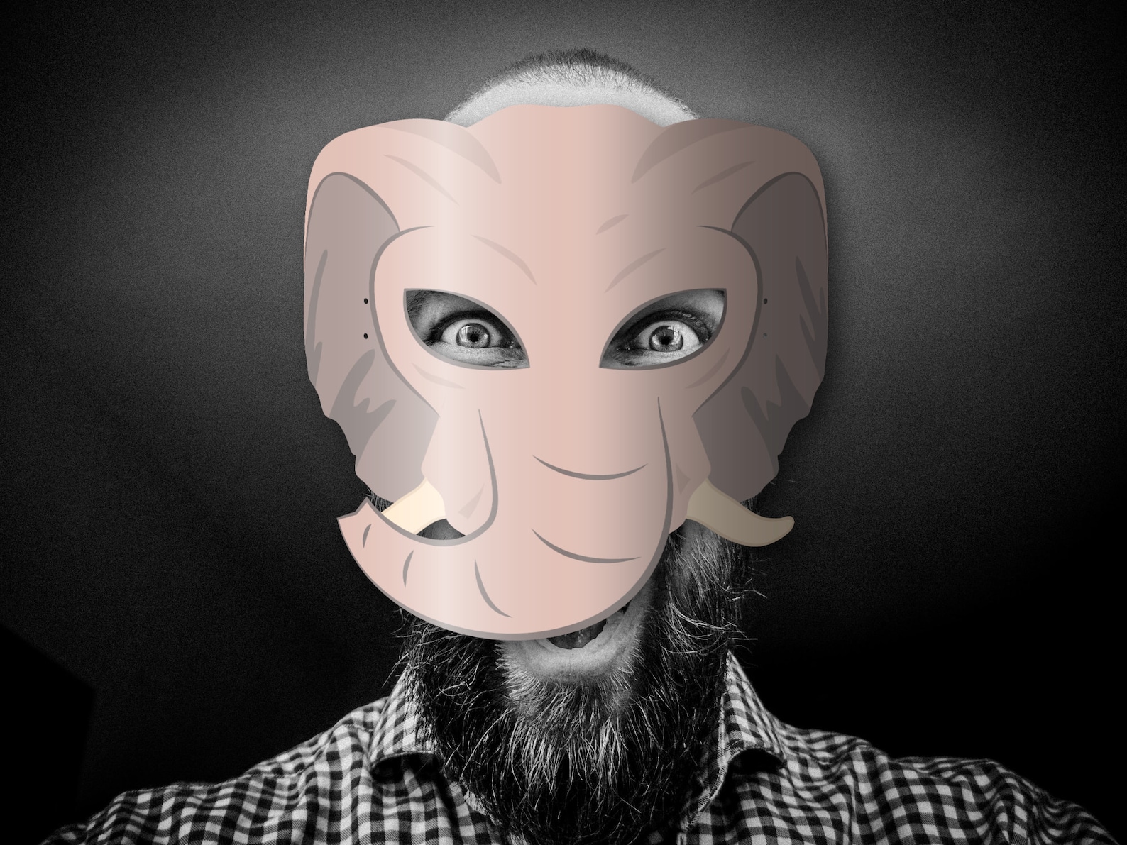 Elephant Mask Printable Paper DIY for Kids and Adults. PDF - Etsy