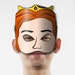 Prince Mask Printable, Paper DIY for Kids and Adults. PDF Template ...