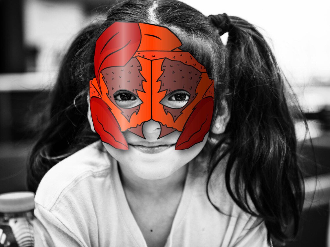 Scorpion Mask Printable Paper DIY for Kids and Adults. PDF - Etsy