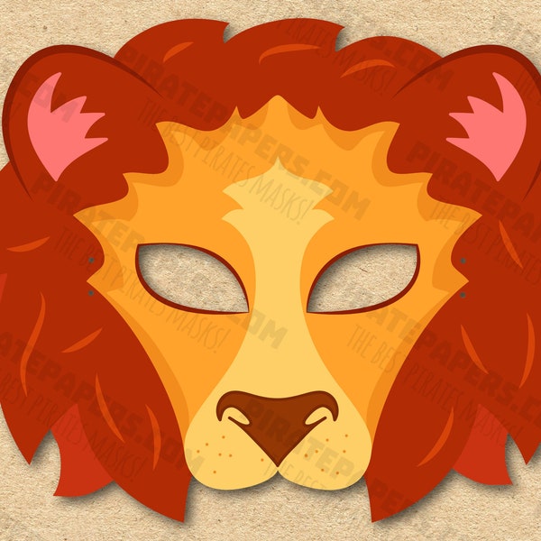 Lion Mask Etsy