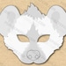 Hyena Masks Printable Color + Coloring, Paper DIY for Kids and Adults ...