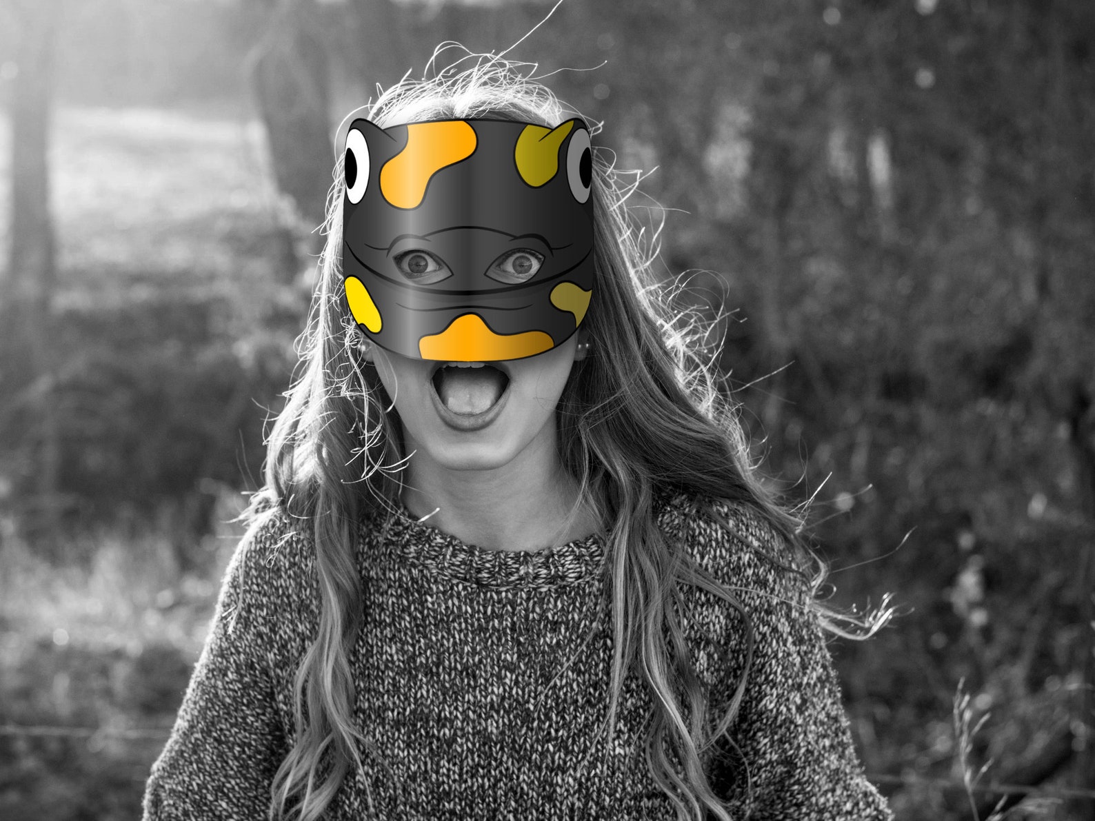 Salamander Mask Printable Paper DIY for Kids and Adults. PDF - Etsy
