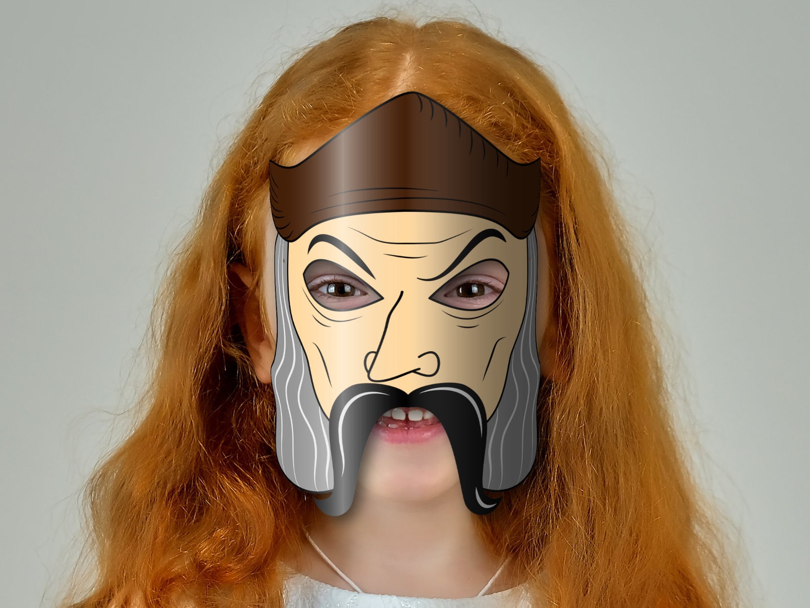 Pirate Captain William Kidd Mask Printable, Paper DIY for Kids and ...