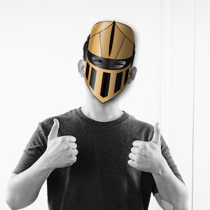 Knight Mask Printable Paper DIY for Kids and Adults. PDF - Etsy