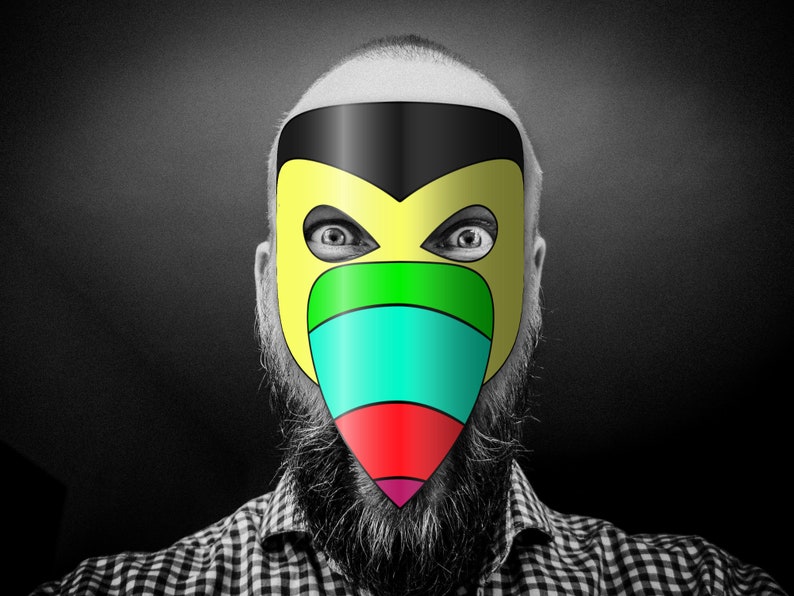 Toucan Mask Printable Paper DIY for Kids and Adults. PDF - Etsy