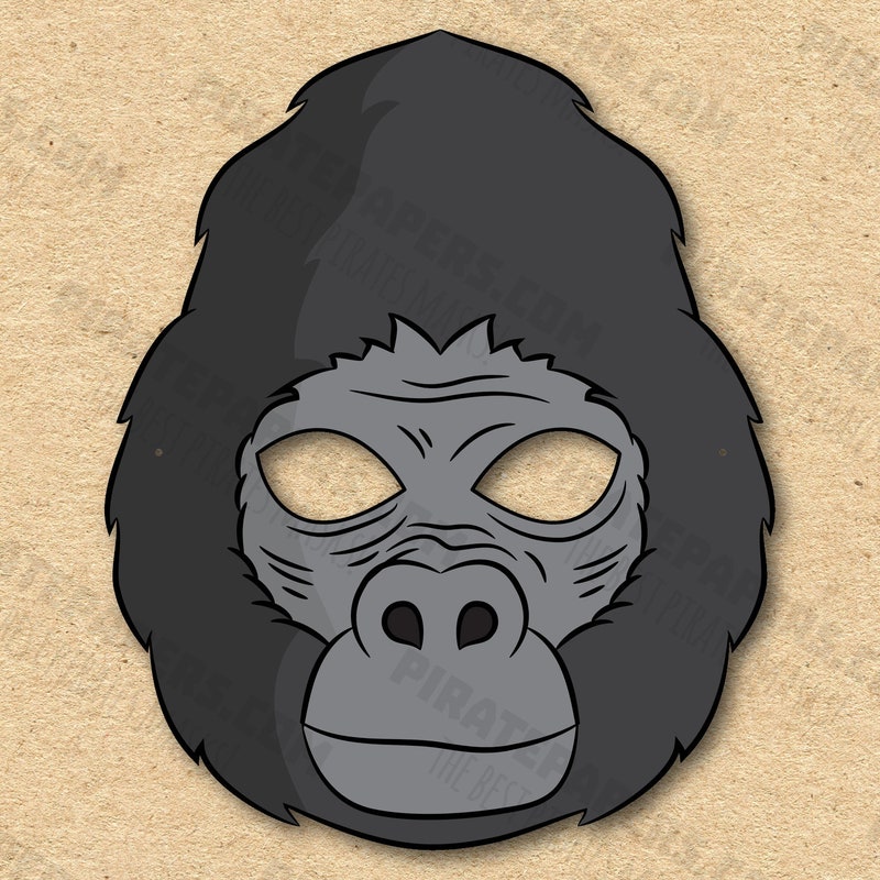 Gorilla Mask - Etsy