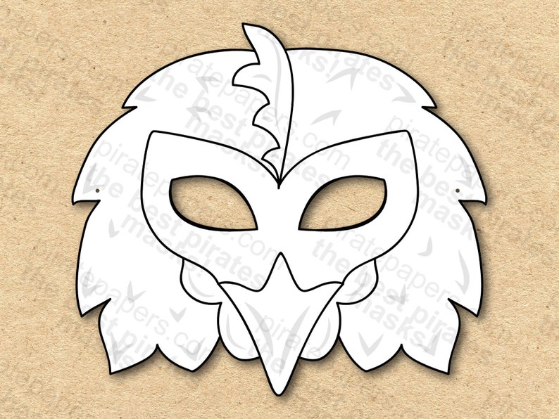 Chicken Masks Printable Color Coloring Hen Masks Paper DIY - Etsy