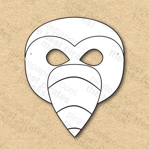 Toucan Masks Printable Color Coloring Paper DIY for Kids - Etsy