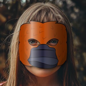 Platypus Mask Printable, Paper DIY for Kids and Adults. PDF Template ...