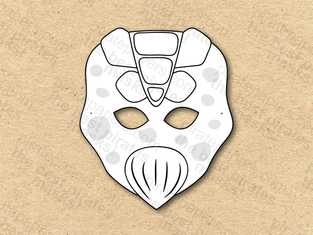 Dinosaur Stegosaurus Mask Printable Coloring Paper DIY for - Etsy