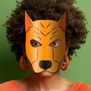 Dingo Mask Printable, Paper DIY for Kids and Adults. PDF Template ...