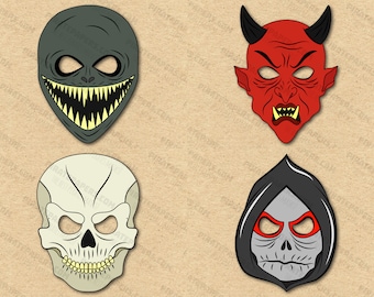 Bugs and Insects 3 Masks Printable Scorpion Cockroach Ant - Etsy