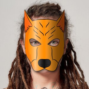 Dingo Mask Printable, Paper DIY for Kids and Adults. PDF Template ...