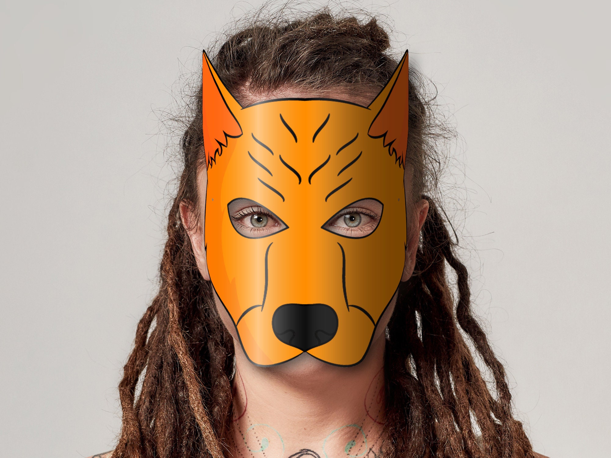 Dingo Mask Printable Paper DIY for Kids and Adults. PDF - Etsy Ireland