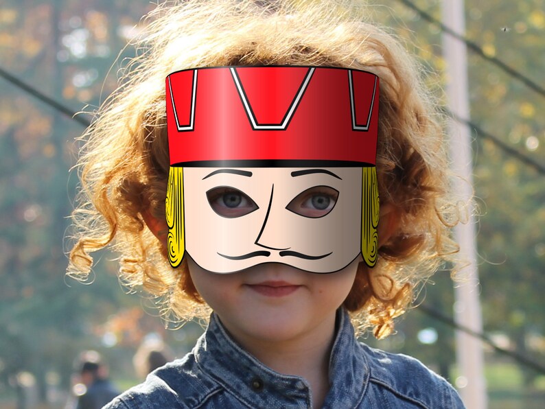 Alice in Wonderland 2 Masks Printable Dormouse Knave of - Etsy