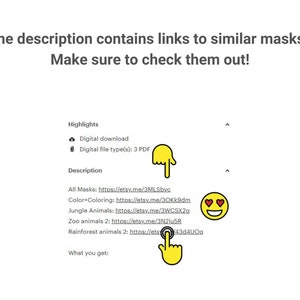 Cow Masks Printable Color + Coloring, Paper DIY for Kids and Adults ...