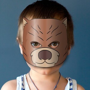 Wombat Mask Printable, Paper DIY for Kids and Adults. PDF Template ...