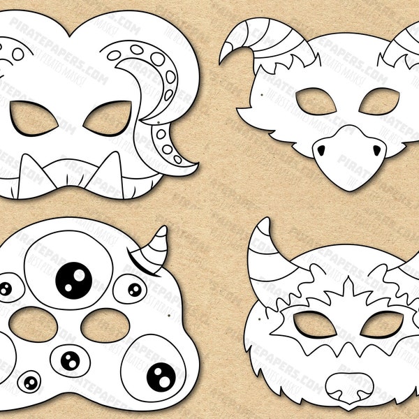 Monster Mask - Etsy