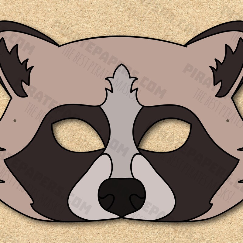Raccoon Mask - Etsy