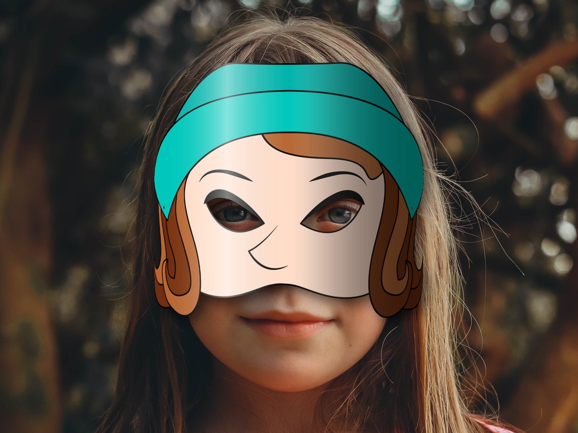 Little Red Riding Hood Masks Printable, Mother, Grandma, Big Bad Wolf ...