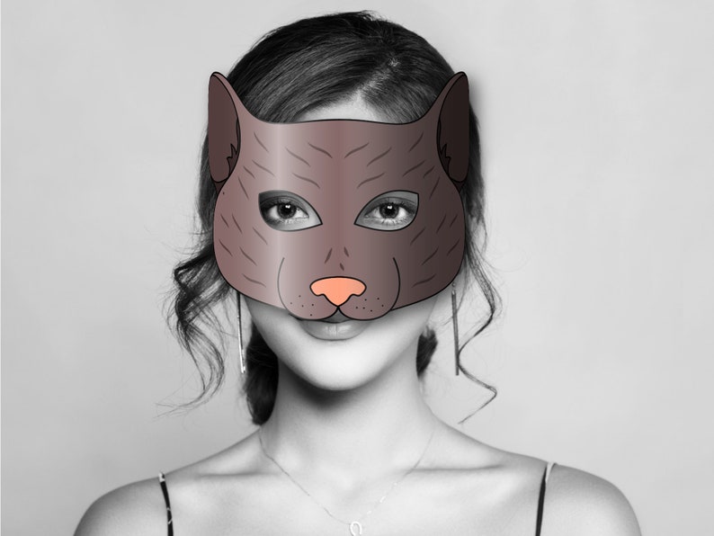 Mouse Mask Printable Paper DIY for Kids and Adults. PDF - Etsy