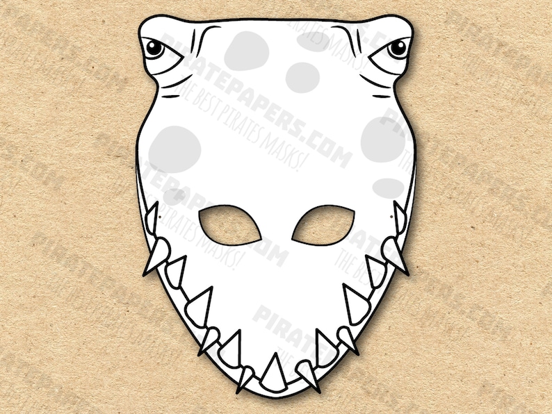 Dinosaurs 2 Masks Printable Coloring, Pteranodon, Amphicoelias ...