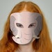 Elephant Mask Printable, Paper DIY for Kids and Adults. PDF Template ...