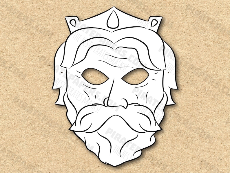 Fairy Tale Masks Printable Coloring, Cinderella, Prince, King, Queen ...