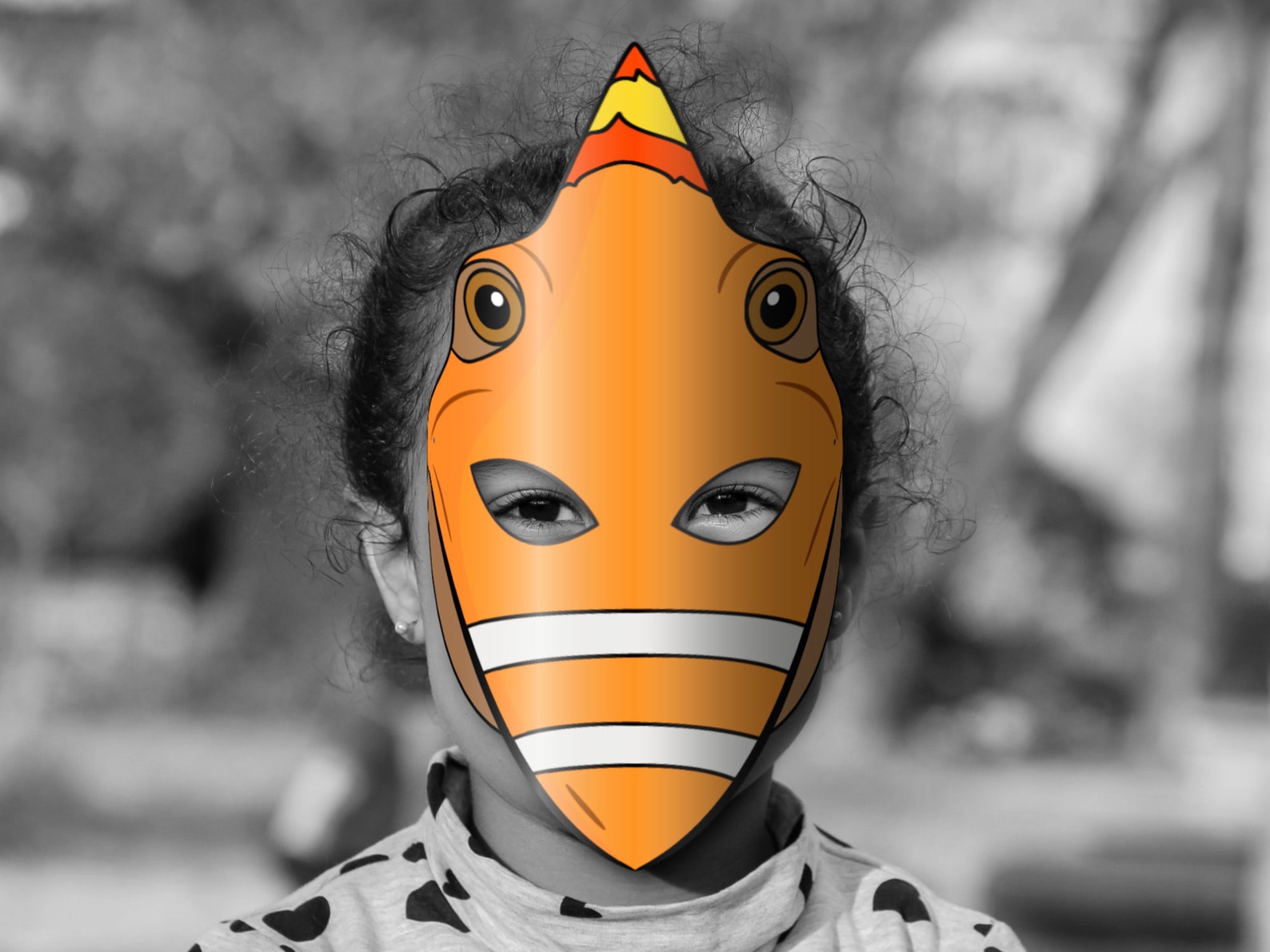 Dinosaur Pterodactyl Mask Printable Pteranodon Paper DIY for - Etsy